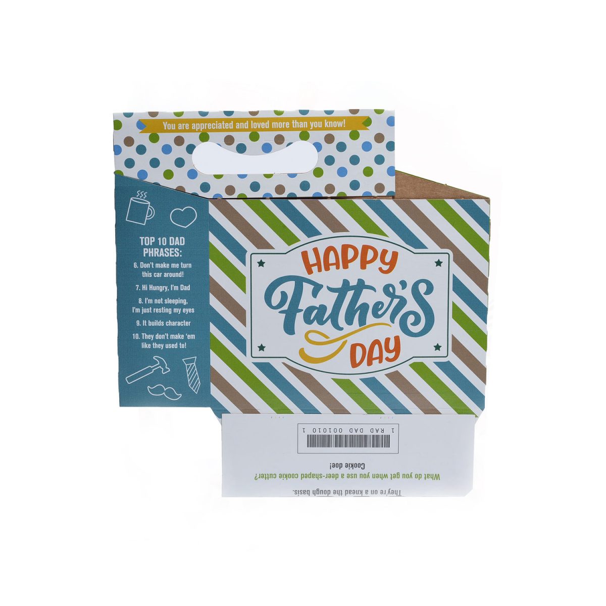 Father's Day Cookie Caddy - Miss Cookie Packaging