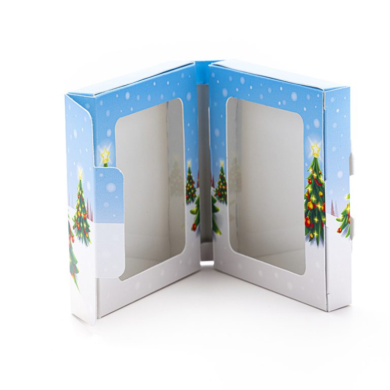 "Season’s Greetings" Double Cookie Box - 4" x 5" x 3/4" Cookie ...