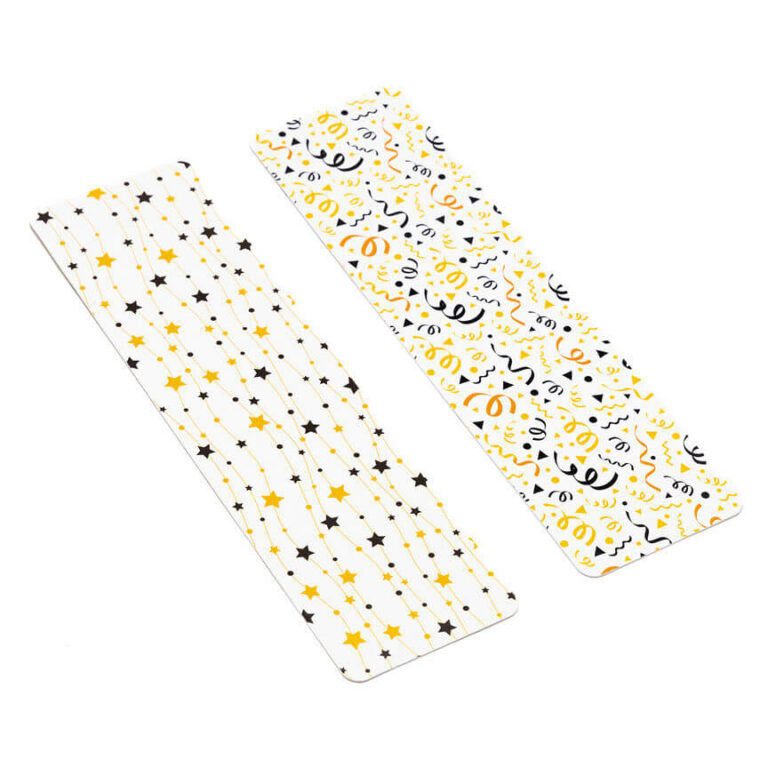 Greaseproof Backer - Star Banner Confetti - 9.5” x 2.625” - Miss Cookie ...