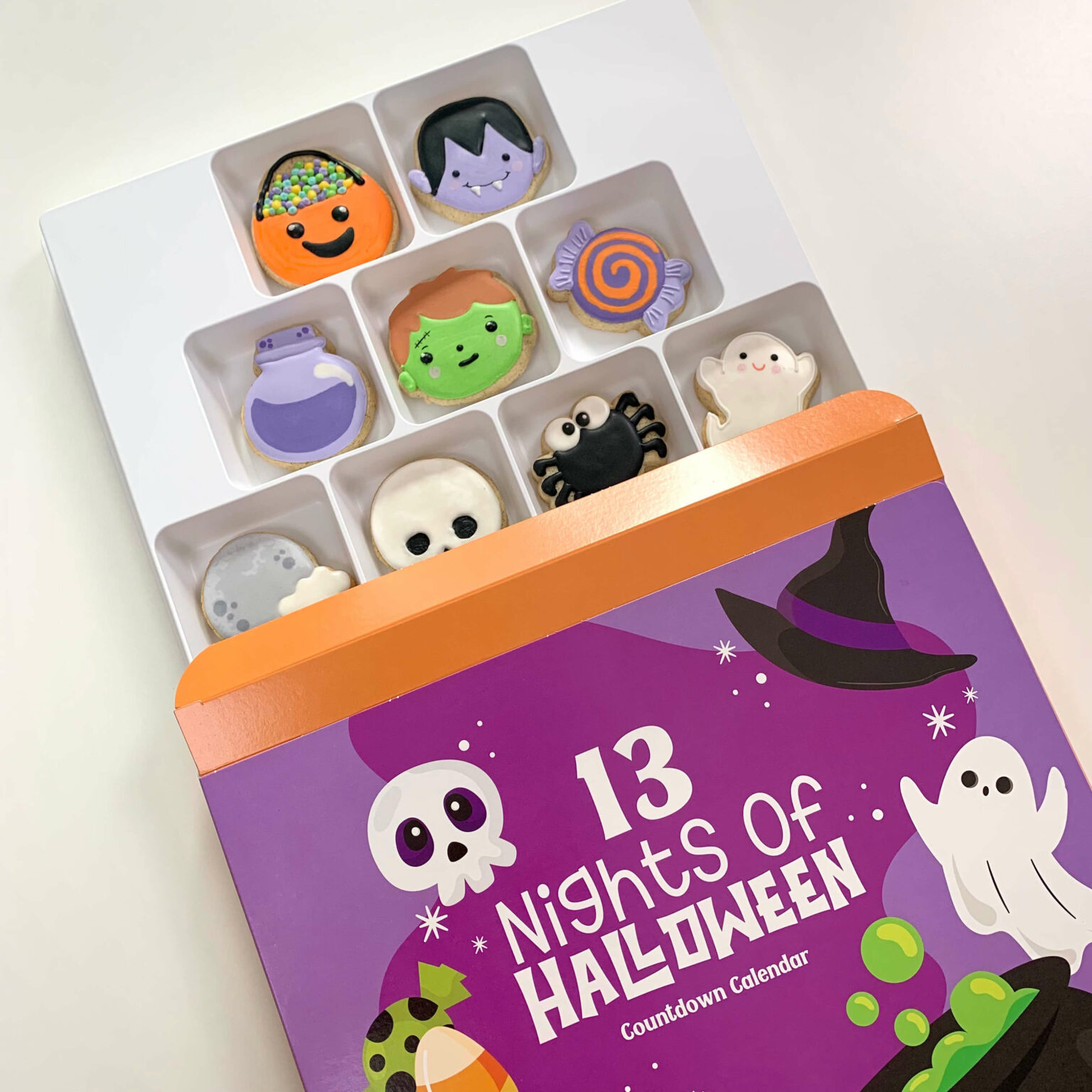13 Nights of Halloween Countdown Calendar - Cute Version - Miss Cookie ...