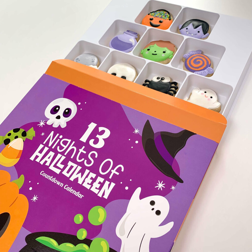 13 Nights of Halloween Countdown Calendar - Cute Version - Miss Cookie ...
