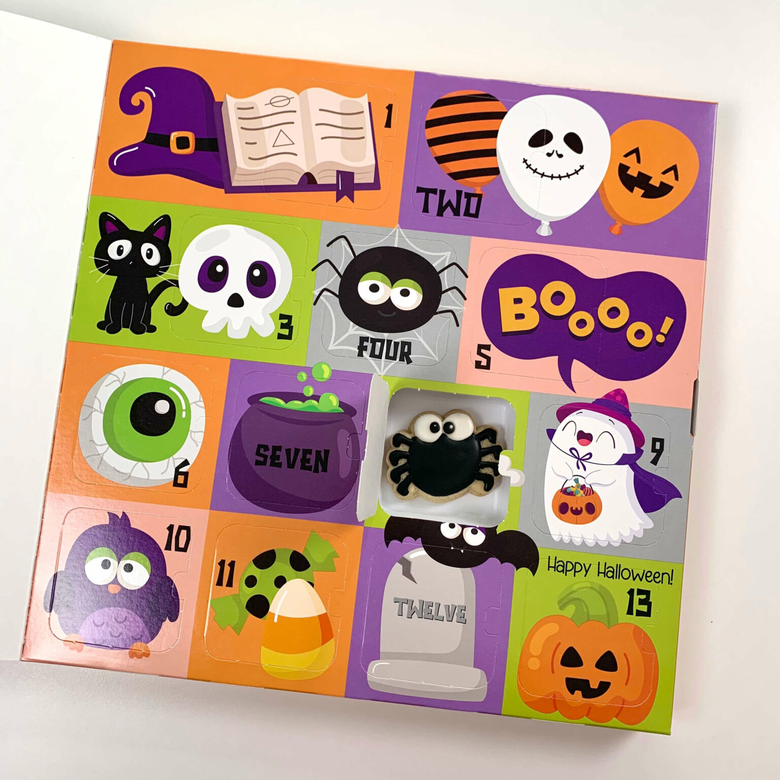 13 Nights of Halloween Countdown Calendar - Cute Version - Miss Cookie ...