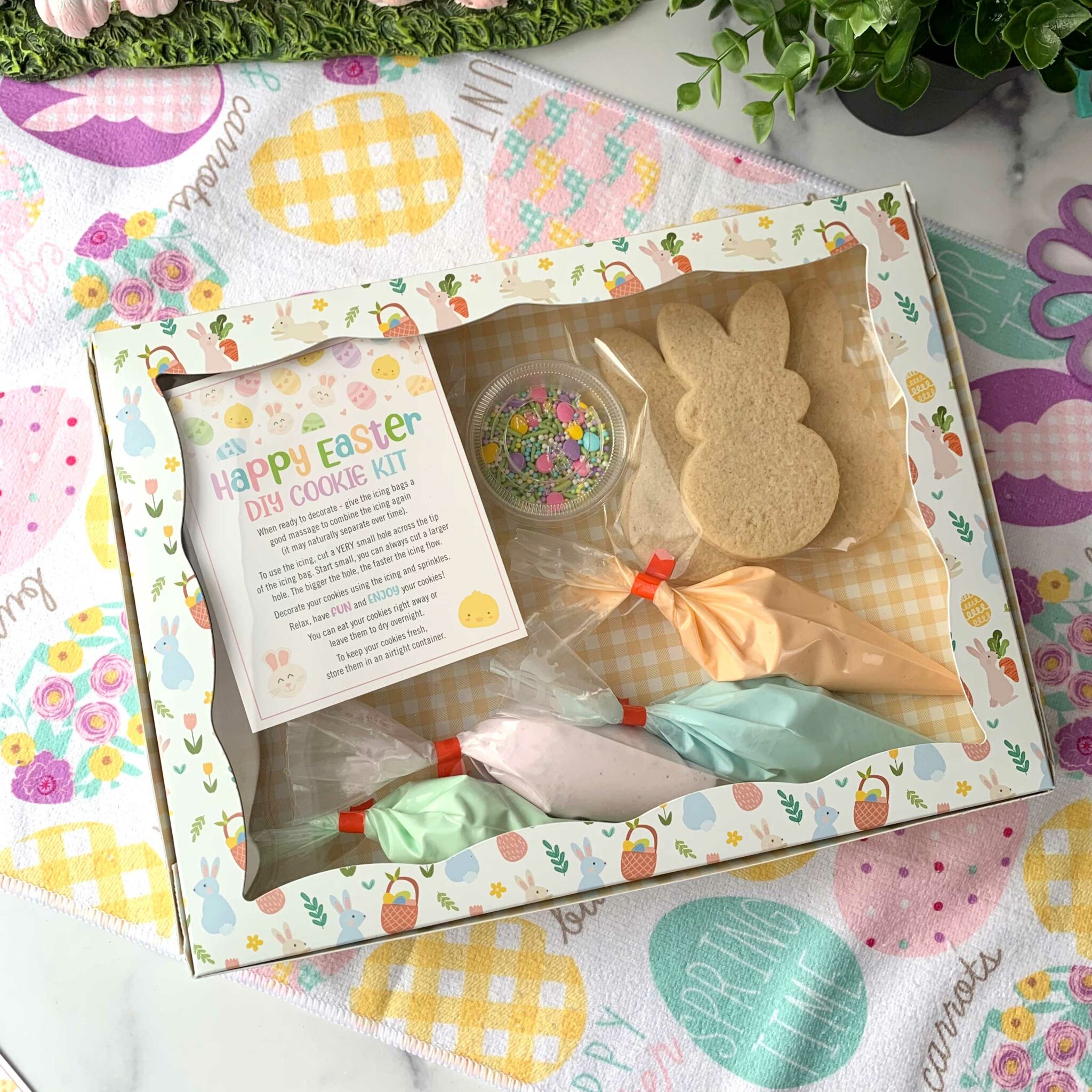 LARGE Bakery Box - Easter Pattern - 12" x 9" x 1.5" - Set of 12 - Miss ...