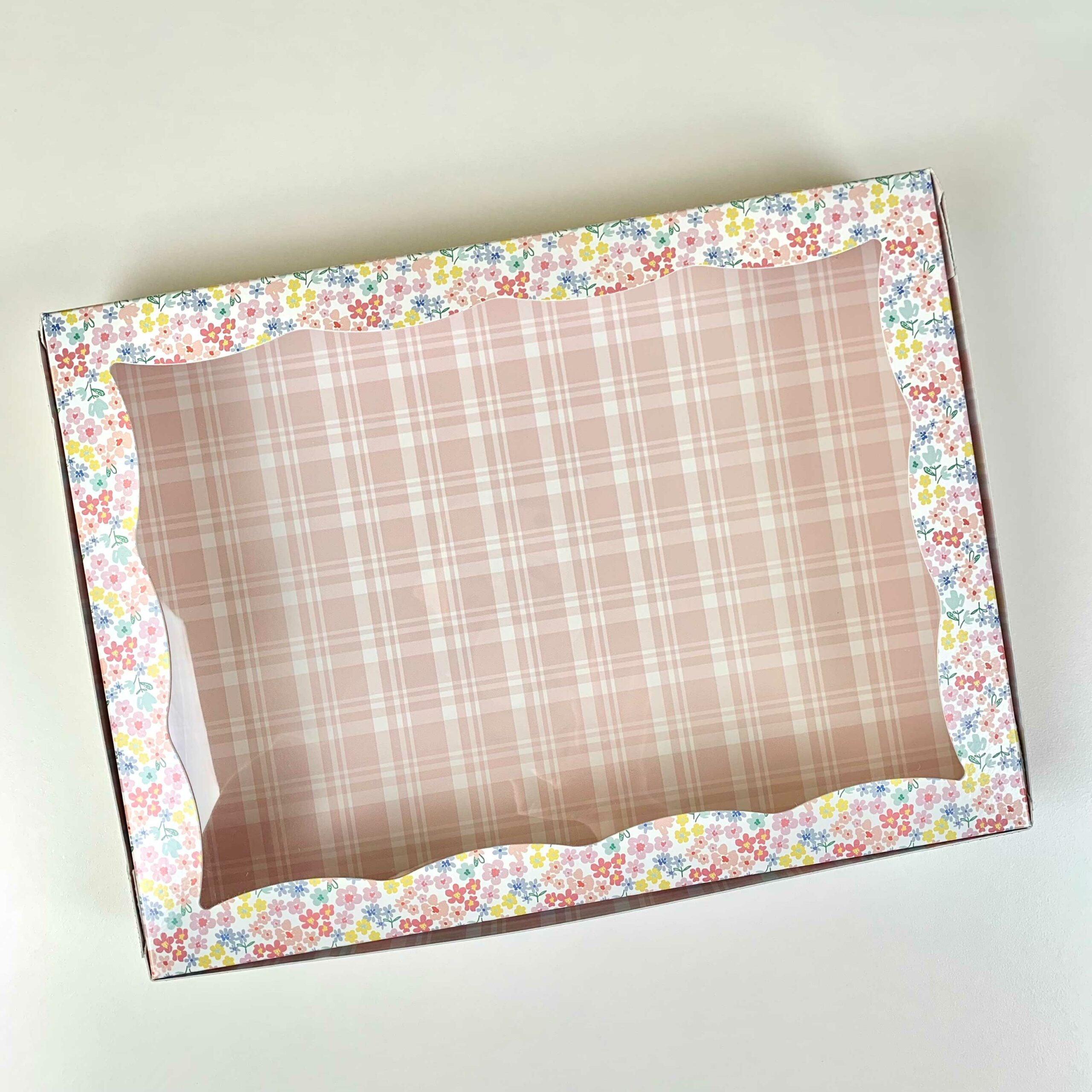 LARGE Bakery Box - Spring Floral - 12" x 9" x 1.5" - Set of 12 - Miss ...