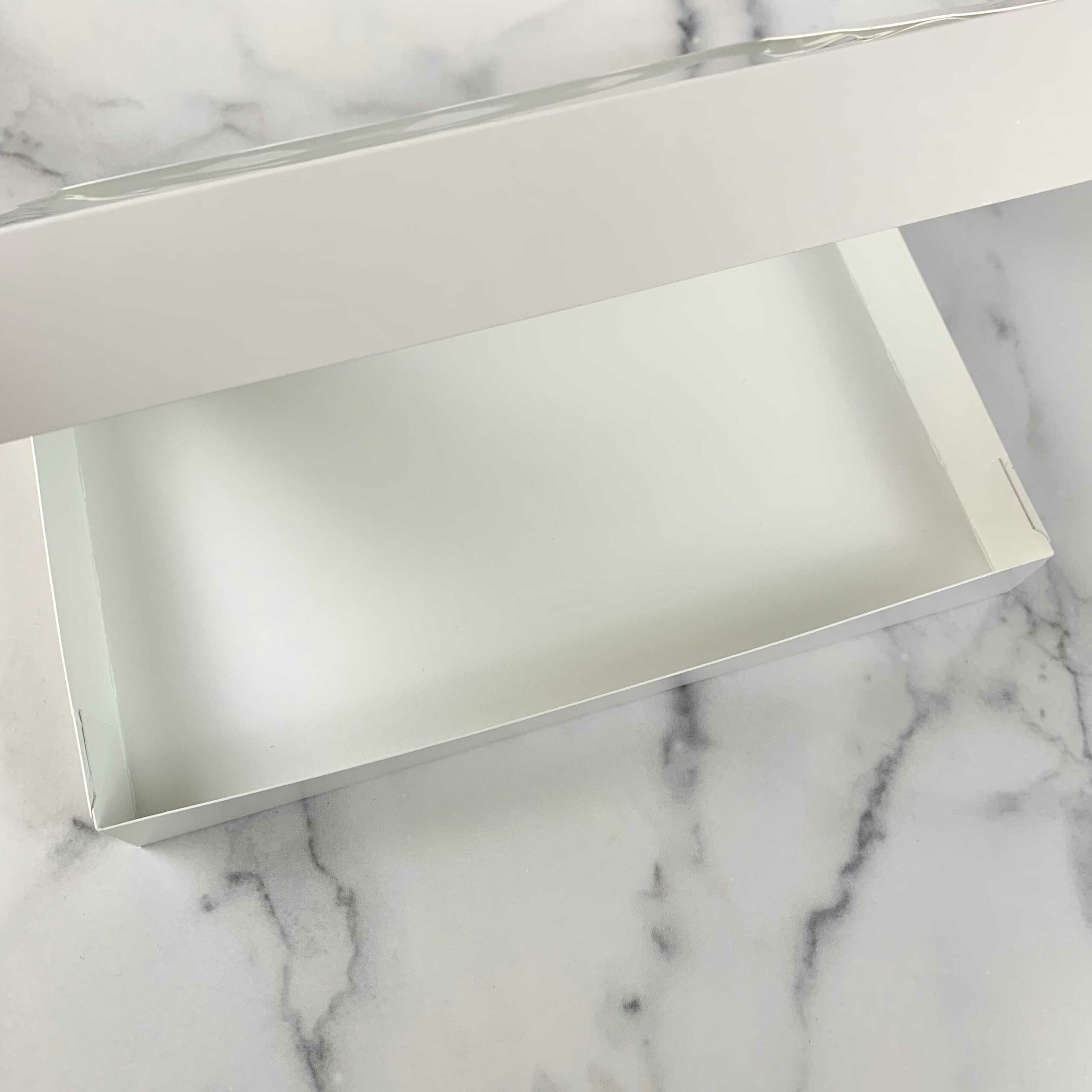 LARGE Bakery Box - WHITE - 12" x 9" x 1.5" - Set of 12 - Miss Cookie ...