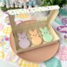 SMALL Bakery Box - Easter Pattern - 8.5” x 5” x 1.25” - Set of 12 ...