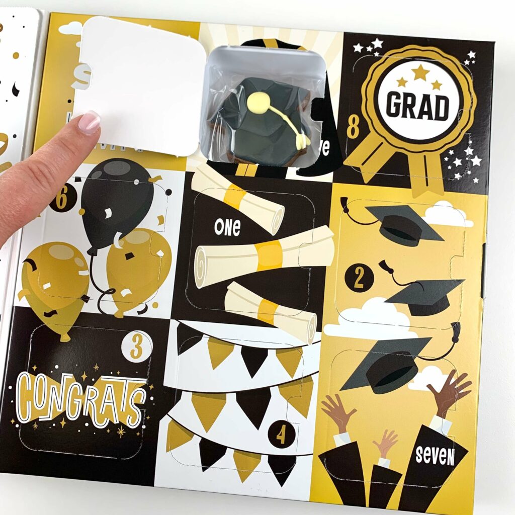Countdown to Graduation 8 Day Calendar - Miss Cookie Packaging