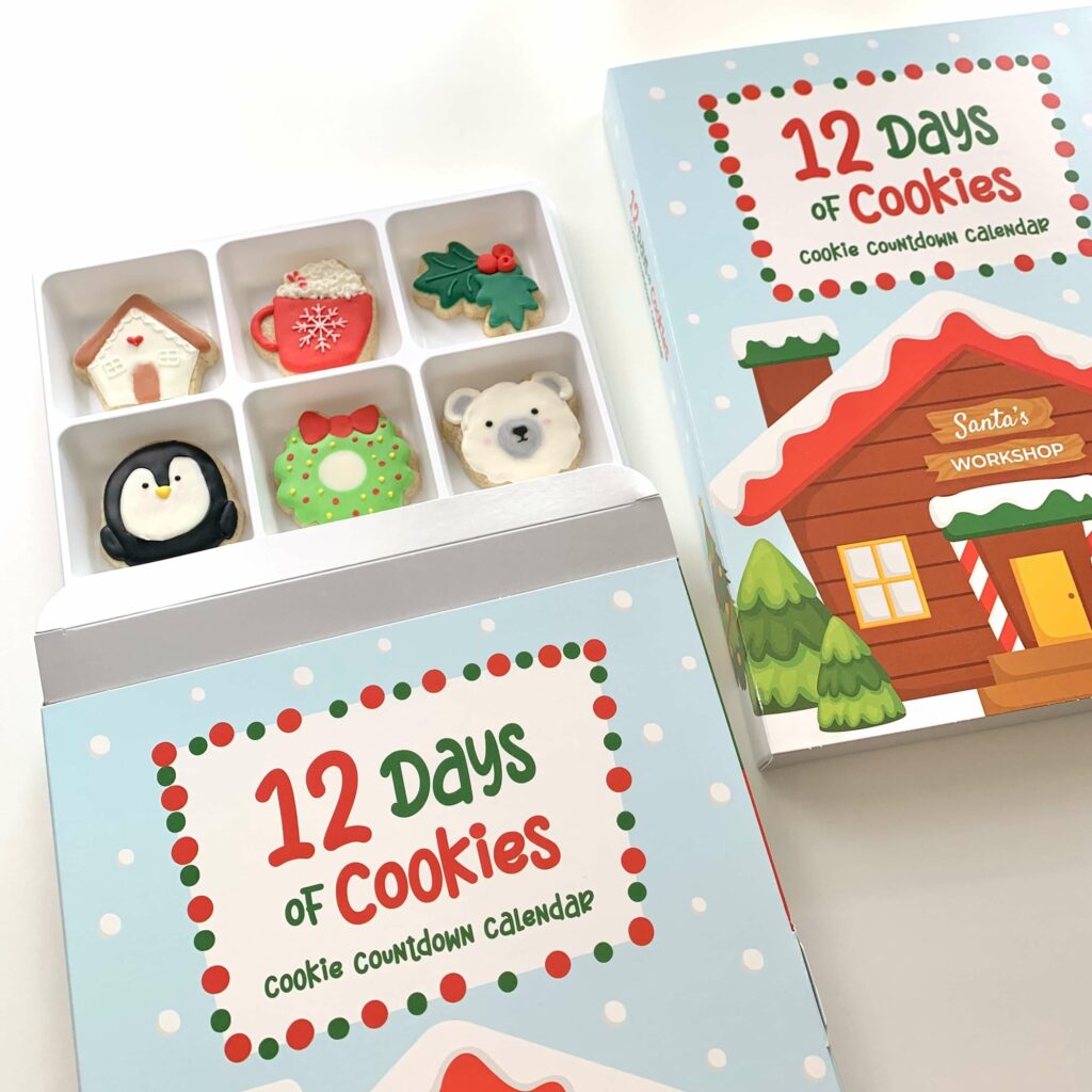 Cookie Advent Calendars - Miss Cookie Packaging